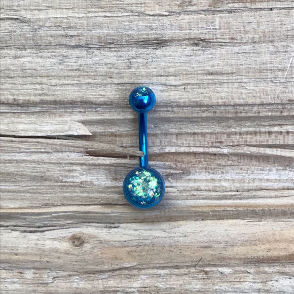 Jewelry | Blue Opal Belly Button Ring | Poshmark